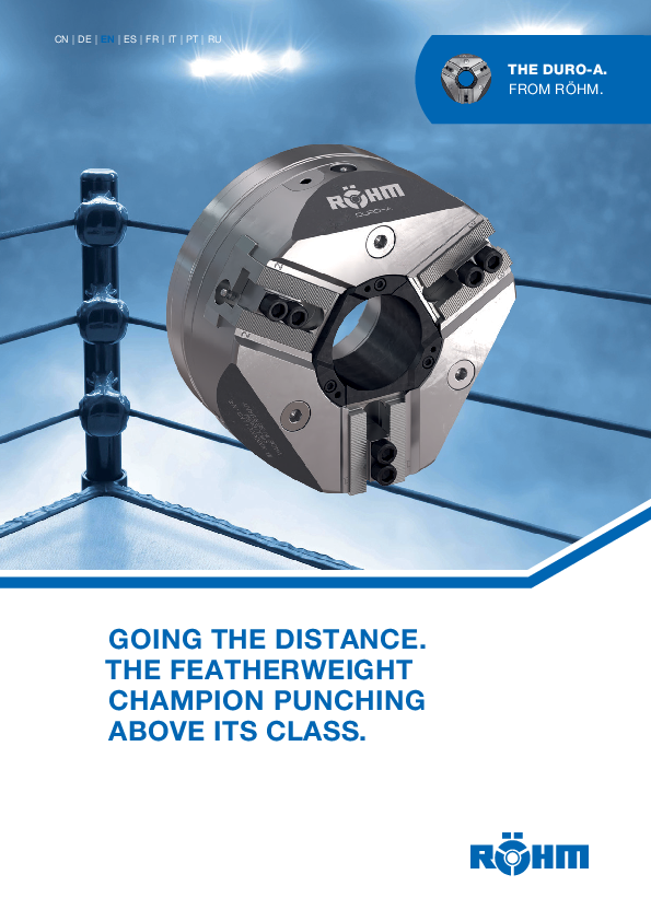 POWER CHUCKS - CYLINDERS - STEADY RESTS - Röhm clamping devices : drill ...
